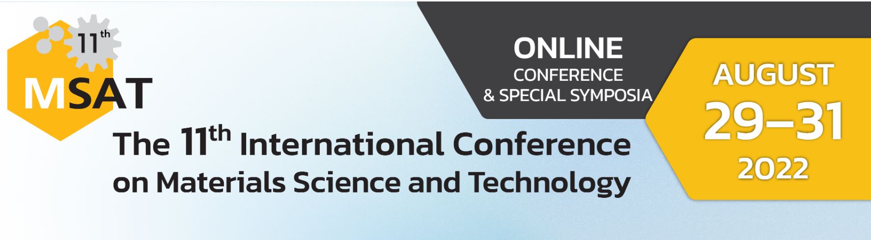 เว็บไซต์แสดงงาน M-SAT11 International Conference on Material Science ...