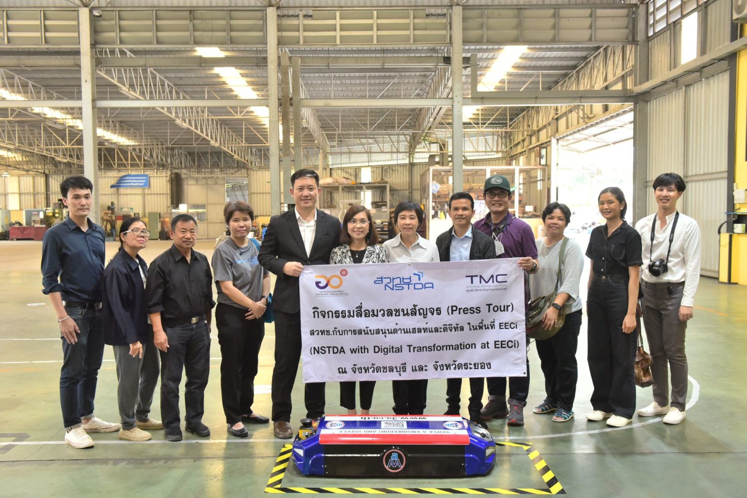 โปรแกรม ITAP สวทช. อว. หนุนผู้ประกอบการ สร้างรถเคลื่อนที่อัตโนมัติประเภทนำทางด้วยเส้น ขนส่งของ ...