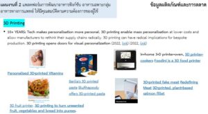 ข้อมูล Functional Food จากผลงานวิจัยตีพิมพ์และผลิตภัณฑ์ในตลาด - NSTDA