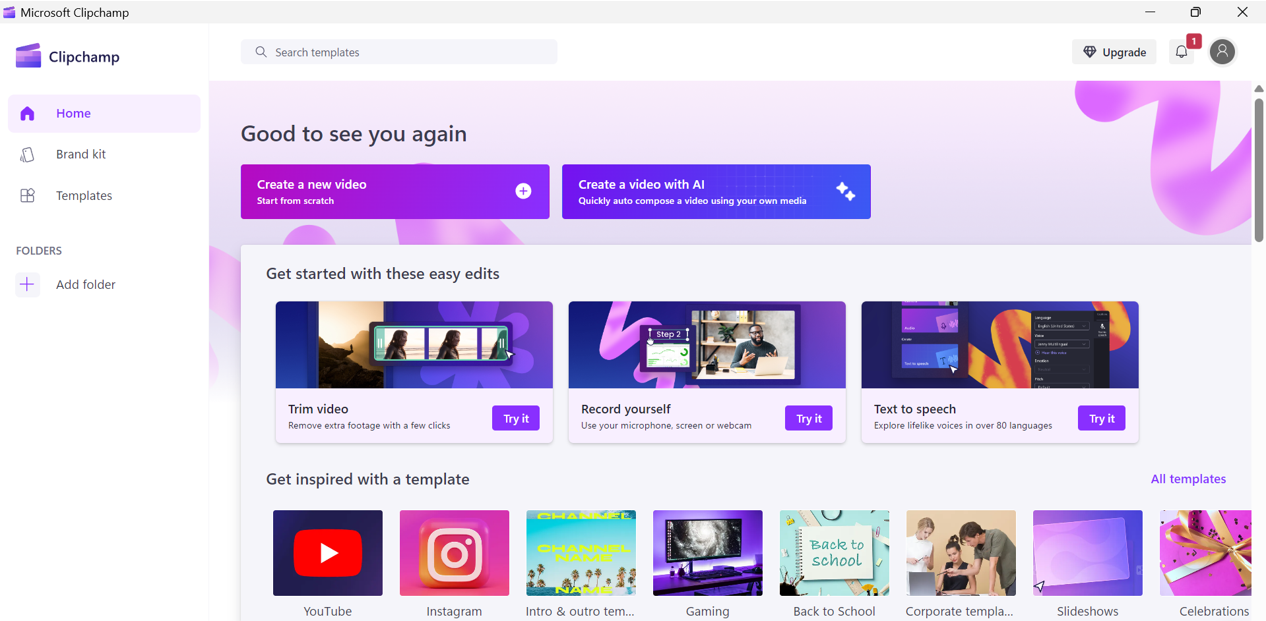 แนะนำโปรแกรมตัดต่อวิดีโอ Microsoft Clipchamp - NSTDA