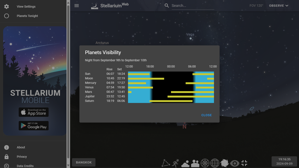 Stellarium Opensource Software สำหรับผู้ที่สนใจดาราศาสตร์ - NSTDA