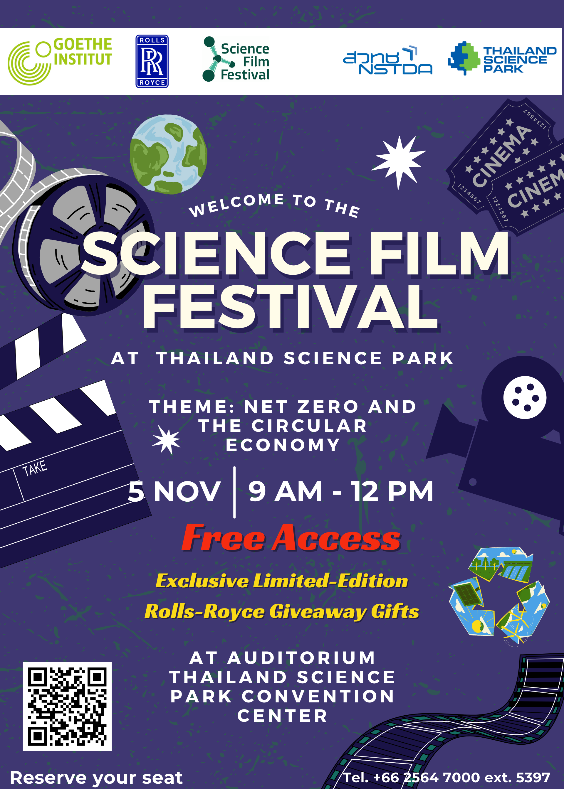 เทศกาลภาพยนตร์วิทยาศาสตร์เพื่อการเรียนรู้ ครั้งที่ 20 (Science Film ...