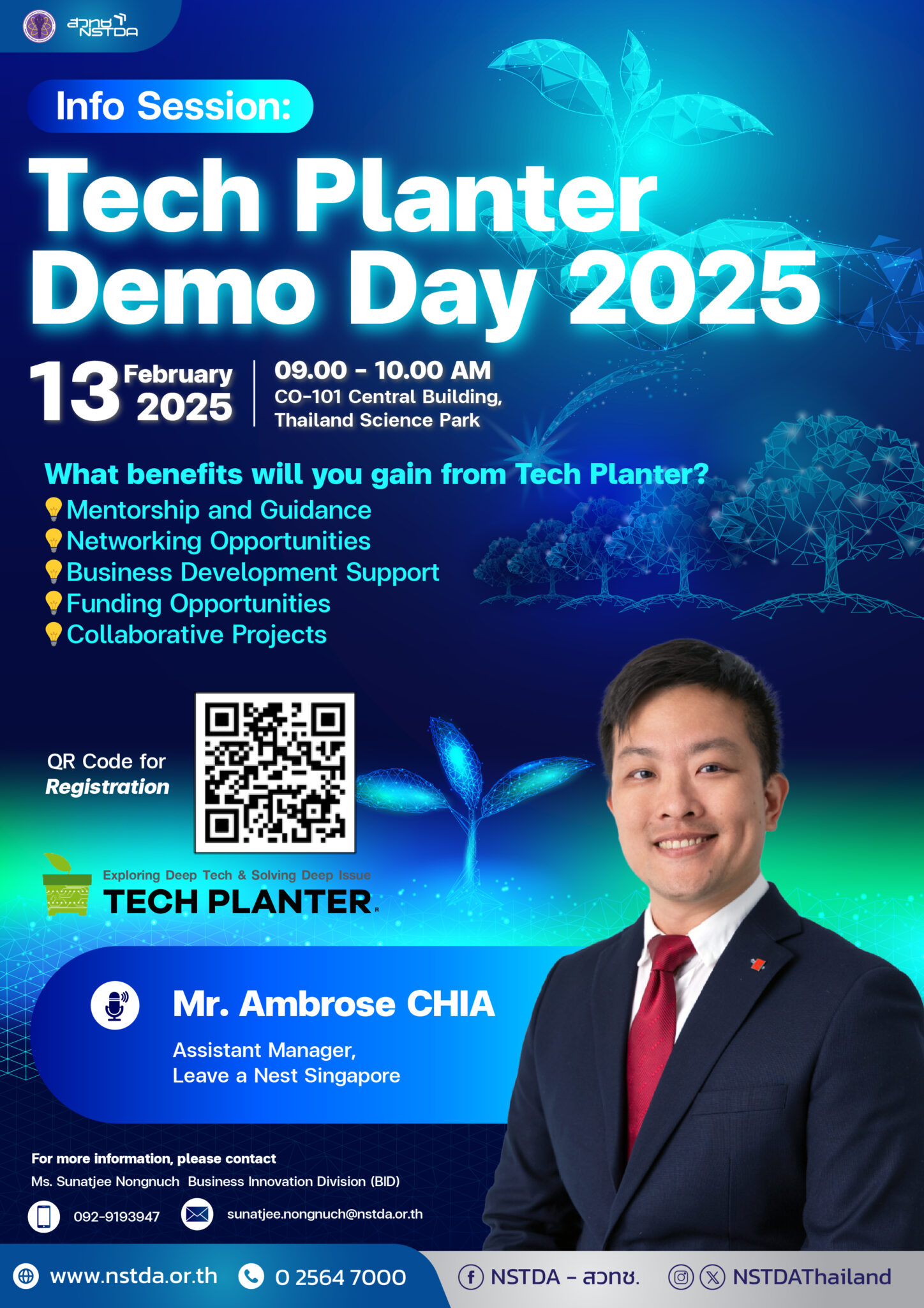 Info Session : Tech Planter Demo Day 2025 - NSTDA