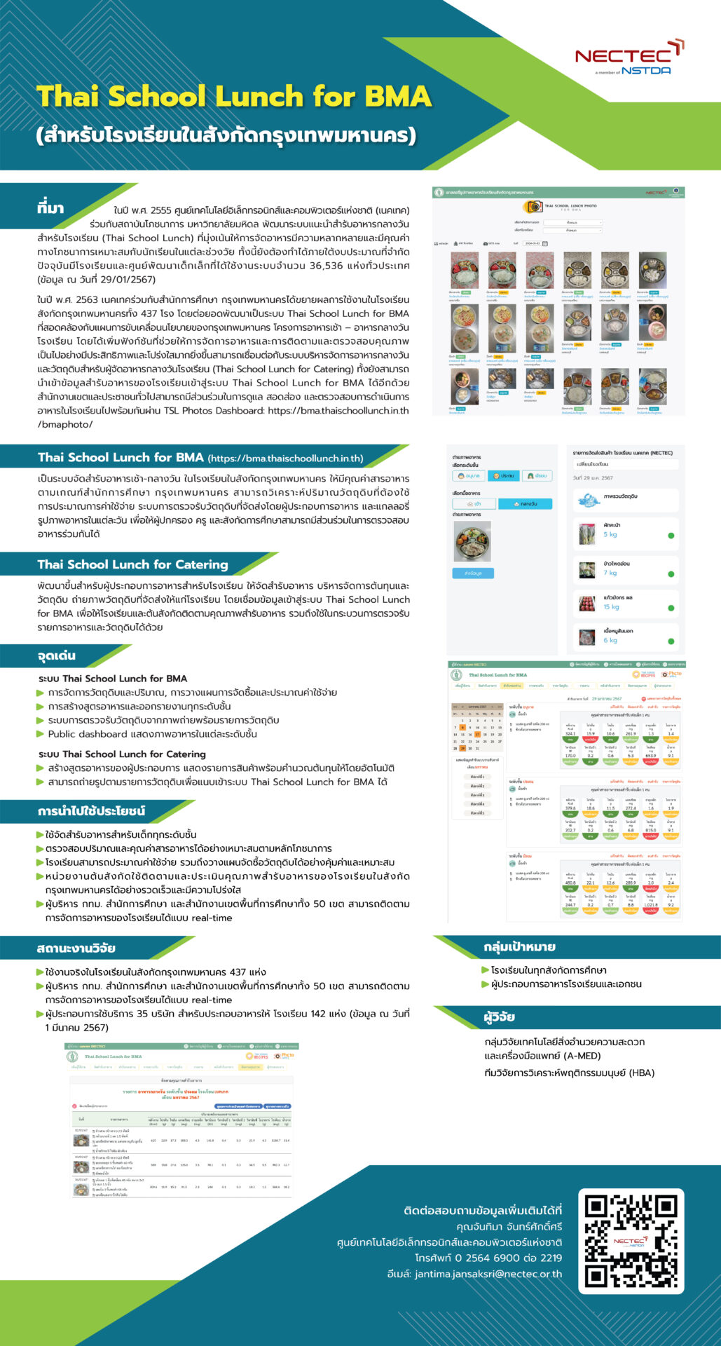 Thai School Lunch for BMA (สำหรับโรงเรียนในสังกัดกรุงเทพมหานคร) – NAC2024