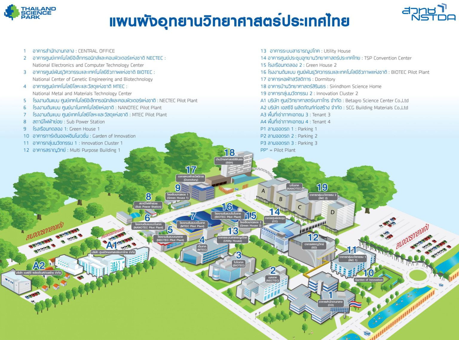 Map – Thailand Science Park Convention Center